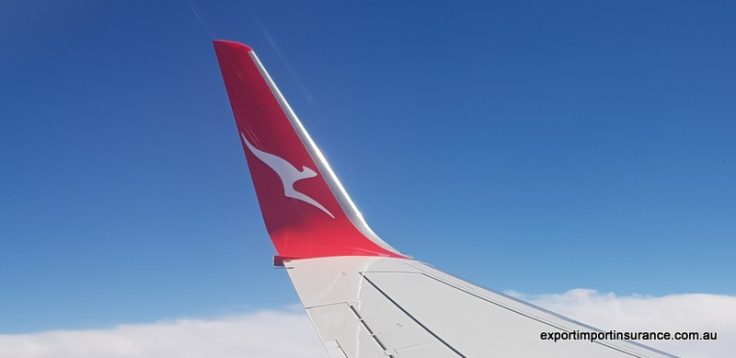 Qantas logo wing tip - Export Import Insurance - Australia